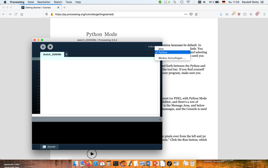 Programmieren mit Python 1: Hallo Welt! - Station Weißwasser